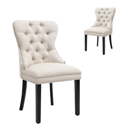 Montreal Upholstered Dining Chairs Set of 2